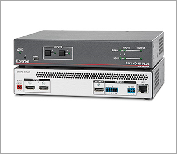 Extron SW2 HD 4K PLUS Series HDMI Switcher – HDMI2HDMI